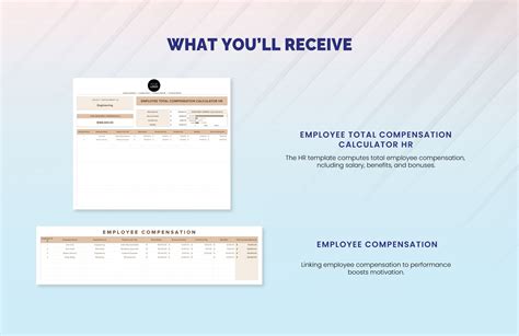 Employee Total Compensation Calculator HR Template In Excel Google Sheets Download Template Net