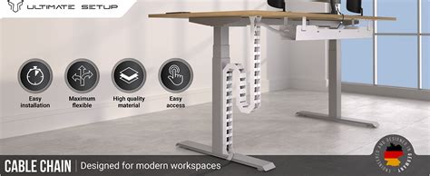 Amazon Under Desk Cable Management Vertebrae Perfect For Sit Stand Desk Cable Management