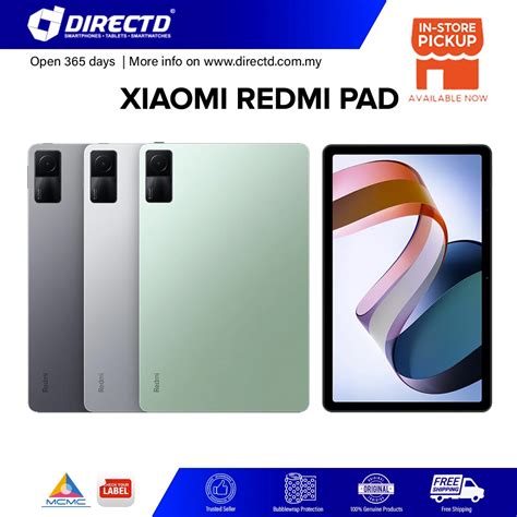 Xiaomi Redmi Pad Wifi Gb Gb Ram Gb Rom New Model Ready Stock Shopee Malaysia