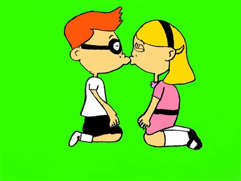 Sherman And Penny Kissing Knelt By Jonhmeyer1996 On Deviantart