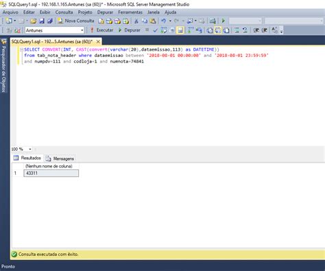 Update No Campo Tipo Int Buscando Do Campo Tipo Datetime Sql Server