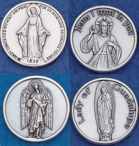 Catholic Saint Coins 50 Different Saints Pewter