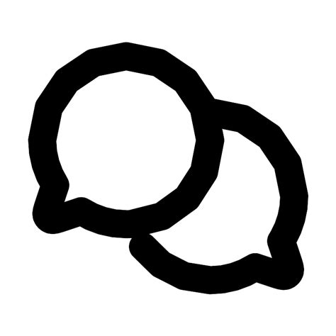 Chat Conversation Circle Vector SVG Icon SVG Repo