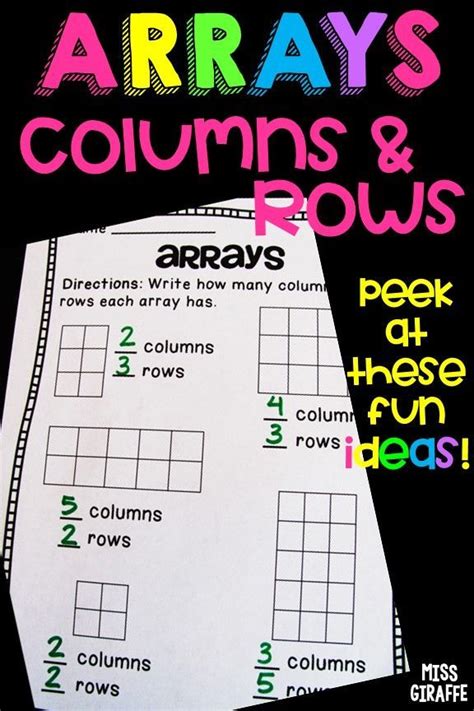 How To Teach Arrays Artofit