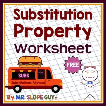 Evaluating Expressions With Substitution Worksheet FREE By Mr Slope Guy