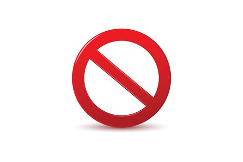 Red Stop Sign Symbol On White Background 21833408 Vector Art At Vecteezy