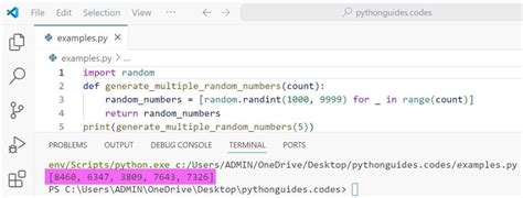 How To Generate Random 4 Digit Numbers In Python