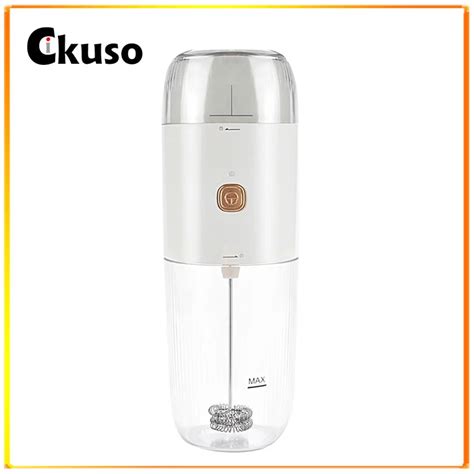 Cikuso 새로운 휴대용 Usb 그라운드 커피 우유 거품기 전기 커피 그라인더 거품 기계 가정용 믹싱 컵 밀크 쉐이크 믹서 Aliexpress