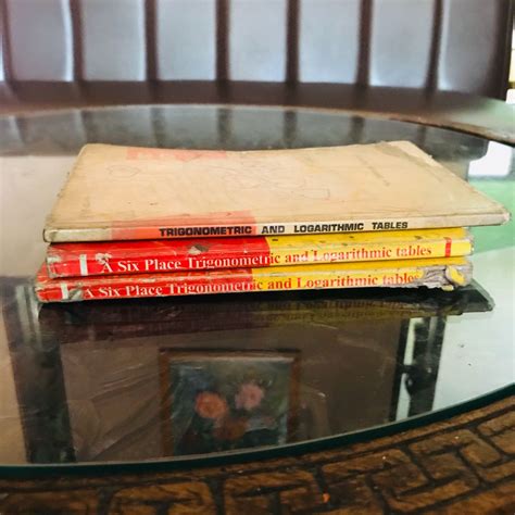 Trigonometric And Logarithmic Tables Book Hobbies And Toys Books And Magazines Religion Books On