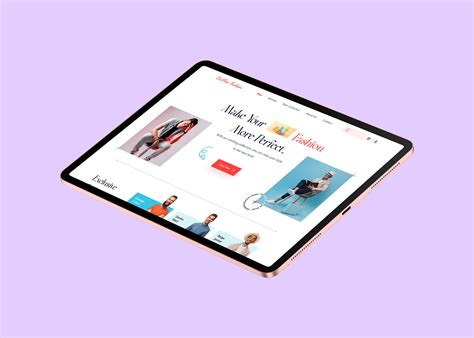 Fashion E Commerce Website Header On Behance