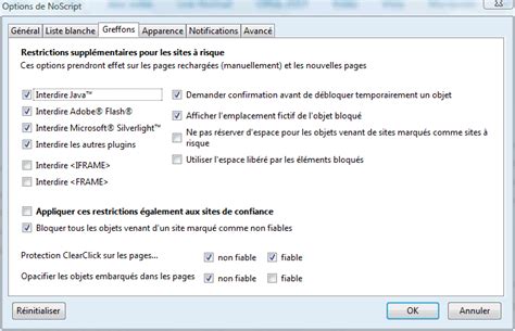 Bloquer Toutes Exécutions De Scripts Dans Firefox Avec Lextension