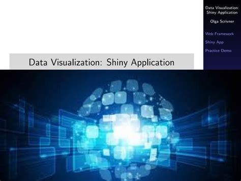 Data Visualization Introduction To Shiny Web Applications Pdf