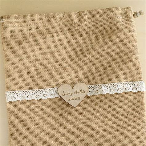 Bolsa De Yute Personalizada Multiusos Para Bodas Y Eventos