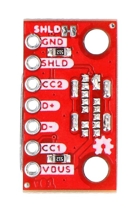 Moduł Z Gniazdem Usb Typu C Złącze Pionowe Sparkfun Bob 23055 Sklep