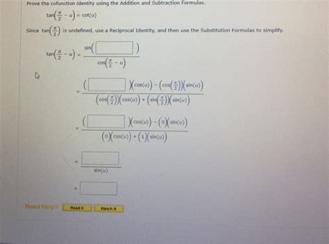 solved prove the cofunction identity using the addition and