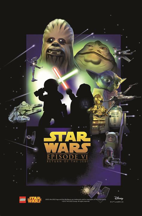 Star Wars Movie Posters Recreated In Lego