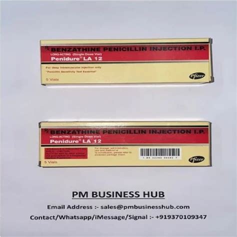 Penicillin Injection 4 Ml 12 Lac Unit At Rs 1600 Box In Nagpur Id 2852741976773