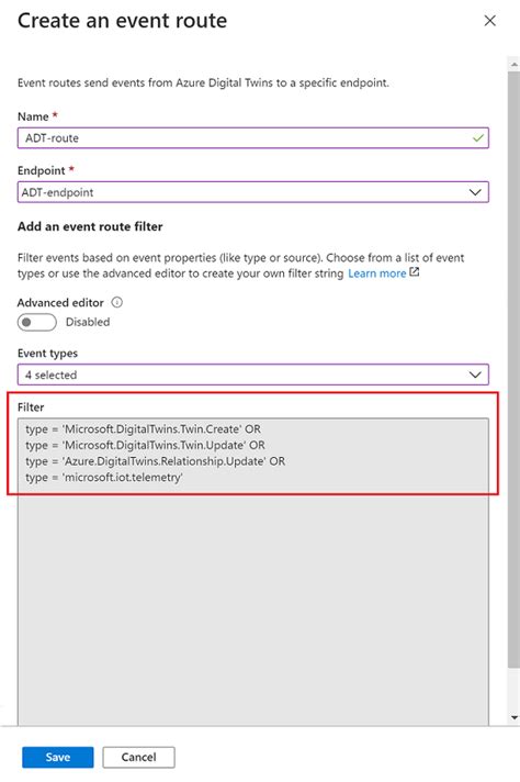 Create Routes And Filters Azure Digital Twins Microsoft Learn