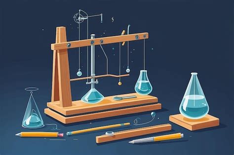 Premium Photo Illustrate A Physics Lab With Inclined Planes Pendulums And Other Classic