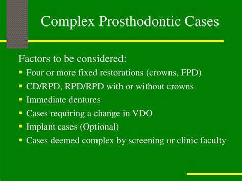 Ppt Treatment Planning Protocol For Complex Prosthodontic Cases