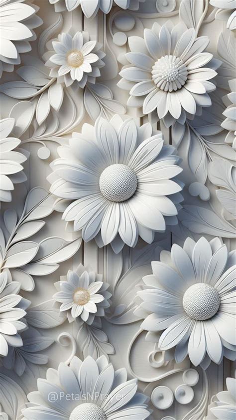 Stone Daisy Phone Wallpaper