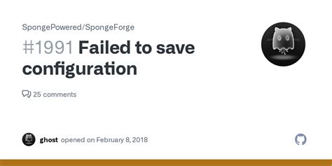 Failed To Save Configuration Issue SpongePowered SpongeForge GitHub