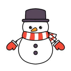 How To Draw A Snowman