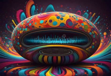 Colorful Abstract Digital Artwork Featuring Swirling Patterns And