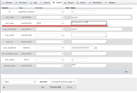 Reset WordPress Admin User Password From PhpMyAdmin Incredigeek
