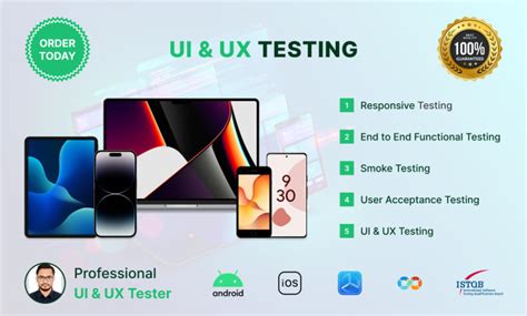 test and review your application for usability issues as an ui ux