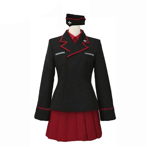 Adult Custom Made Girls Und Panzer Maho Nishizumi Anime Cosplay Costume