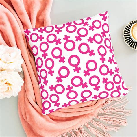Female Symbol Pillow Etsy