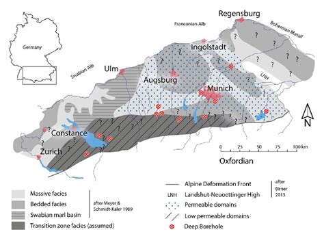 15 Distribution Of The Depositional Environment Permeable Domains And