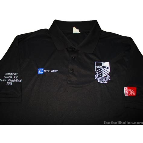 2018 pontypridd rugby dewar shield final player issue shirt v llanelli