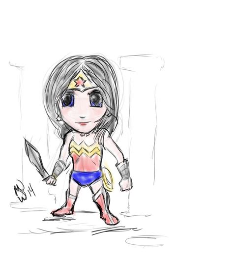 Lil Wonder Woman By Dorkaboutart On Deviantart
