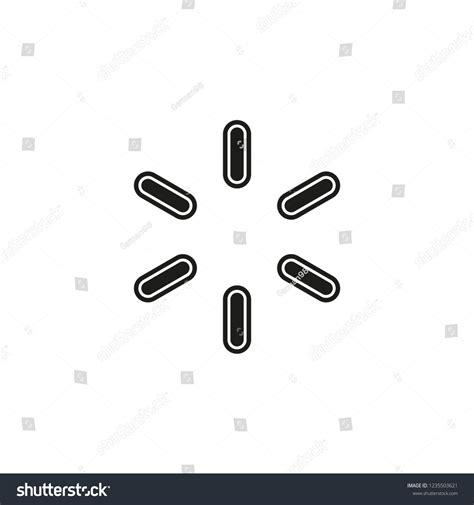 Vector Loading Progress Computer Graphic Symbol Stock Vector Royalty