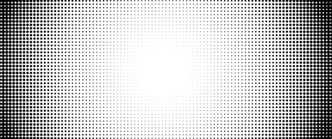 Halftone Dot Background Pattern Vector Illustration Monochrome Gradient Dotted Modern Texture