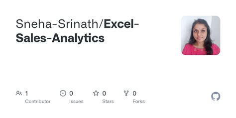 Github Sneha Srinathexcel Sales Analytics