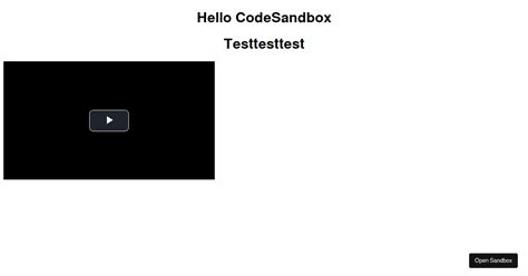 React Videojs Strictmode Fullscreen Codesandbox