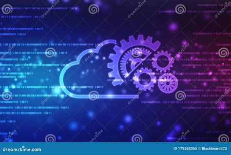 Cloud Computing Concept Cloud Computing Technology Internet Concept Background Stock