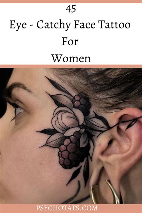 Inspiring Tattoo Ideas For Womens Facial Art Unique Designs To