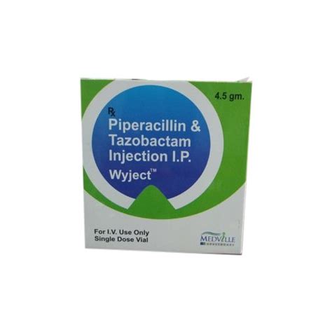 Medville Piperacillin Injection 4 5gm At Rs 449 Vial In Sas Nagar Id 21660885662