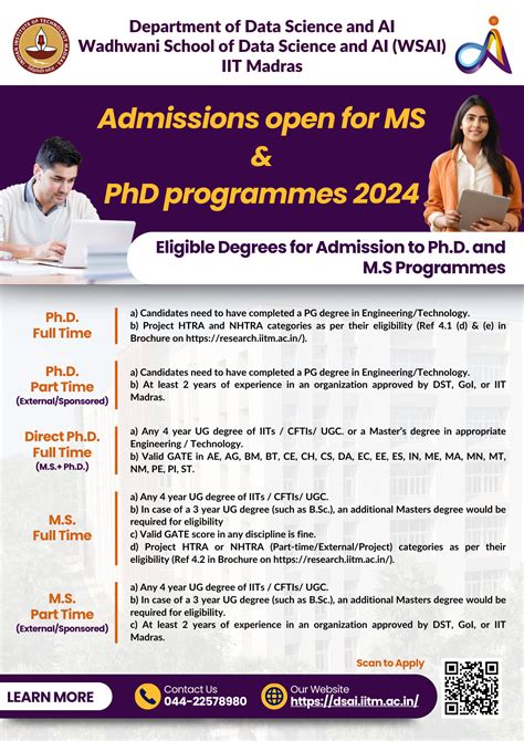 Msphd Wadhwani School Of Data Science And Ai
