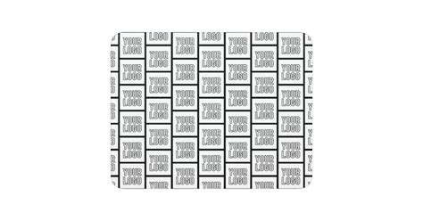 Any Logo Or Image Repeating Pattern Door Sign Zazzle