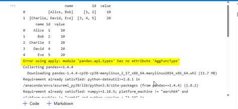 Python 3x Pandas Multi Column Explode Not Working On Microsoft Azure