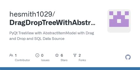 Github Hesmith1029dragdroptreewithabstractitemmodel Pyqt Treeview
