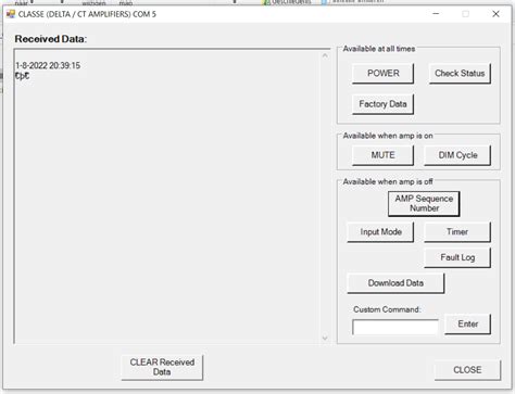 programming start up sequence classé amps problem avs forum