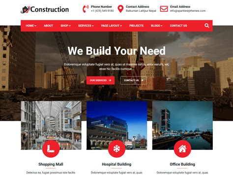 Construction Light Theme —