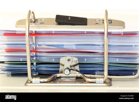 Open File Folder Stock Photo Alamy