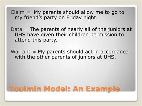 ppt structuring and analyzing arguments the classical toulmin and